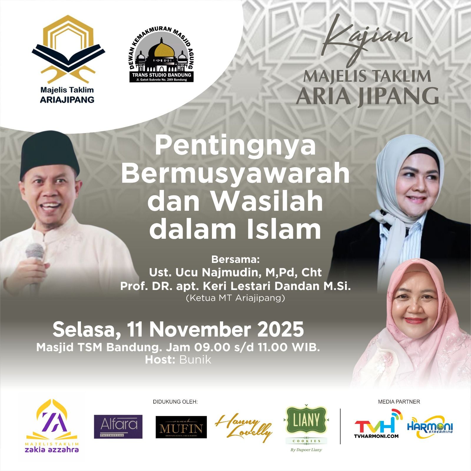 Hadiri Kajian MT Aria Jipang "Pentingnya Musyawarah & Wasilah dalam ...